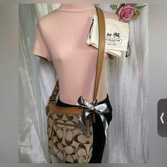 Coach | Bags | Coach Hampton Signature Jacquard Crossbody | Poshmark